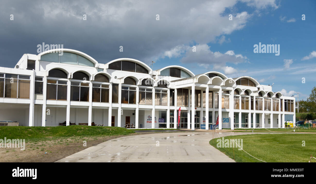 The main entrance to the Royal Air Force Museum at Hendon, UK Stock ...