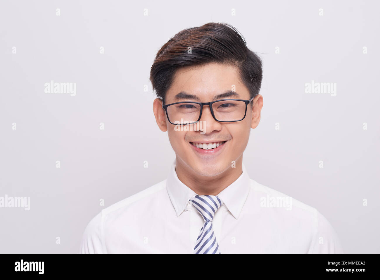 Business man smiling hi-res stock photography and images - Alamy