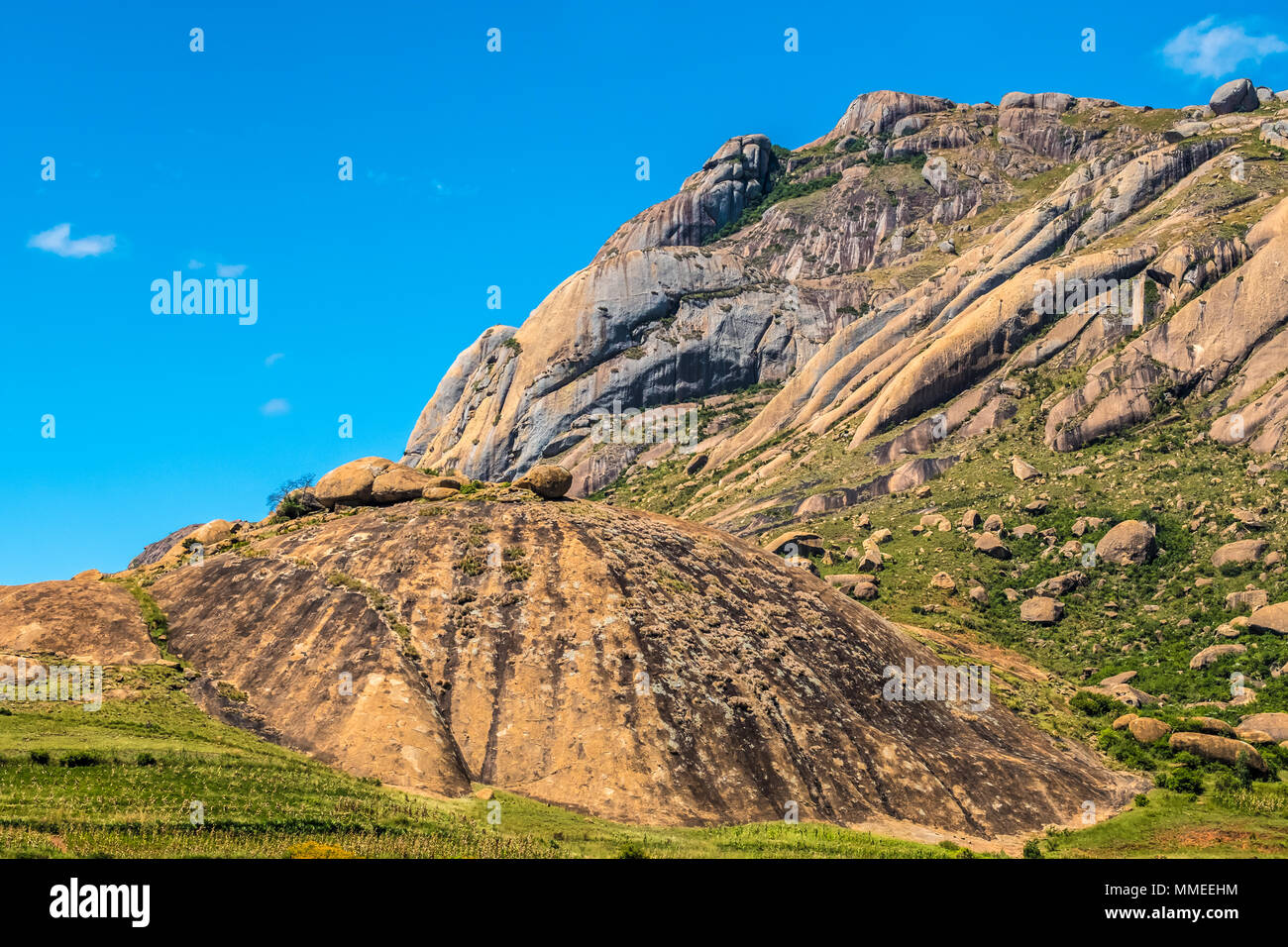 Dramatic landscapes along National Route 7, Madagascar Stock Photo - Alamy
