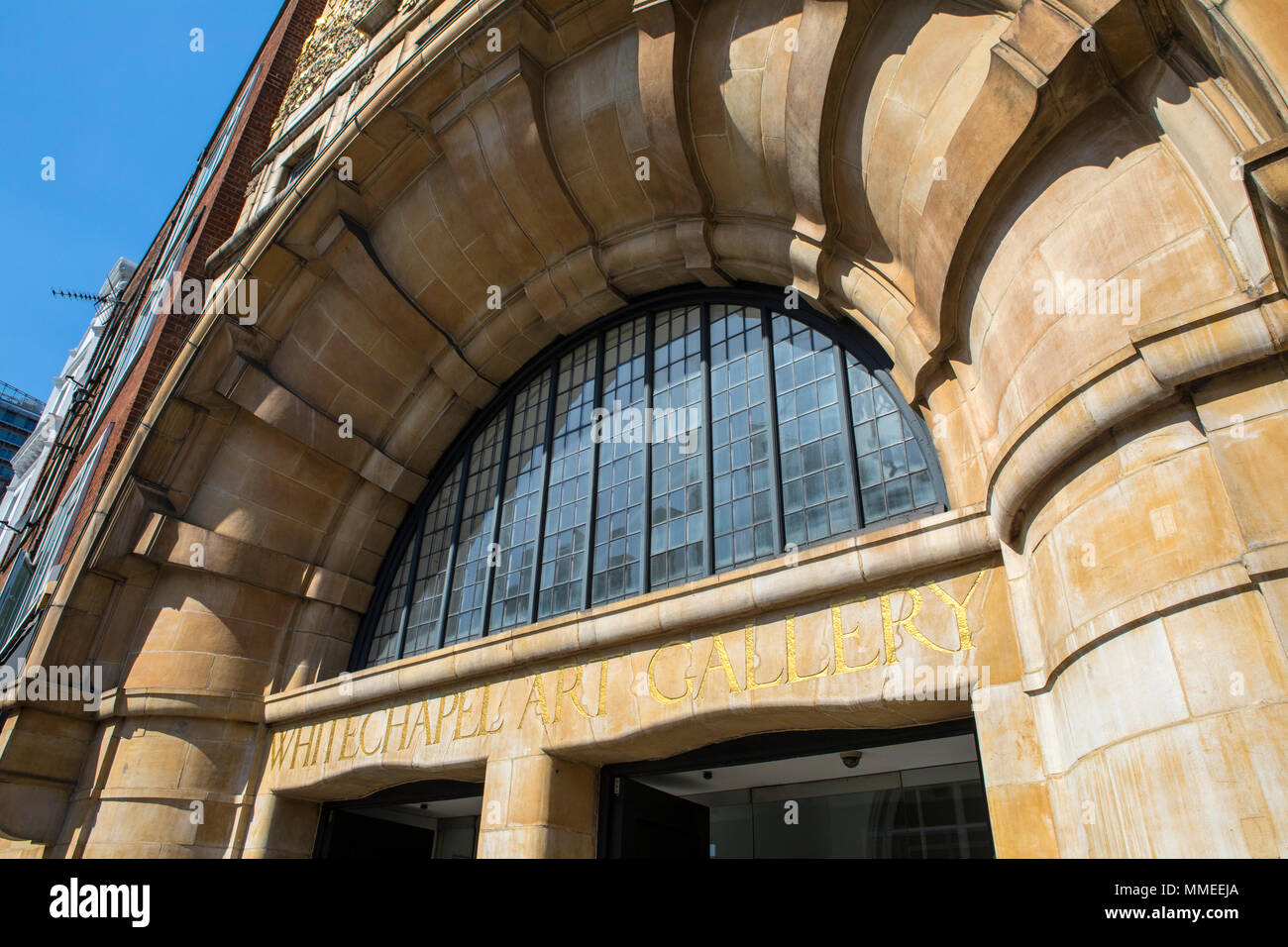 Whitechapel gallery sign hi-res stock photography and images - Alamy