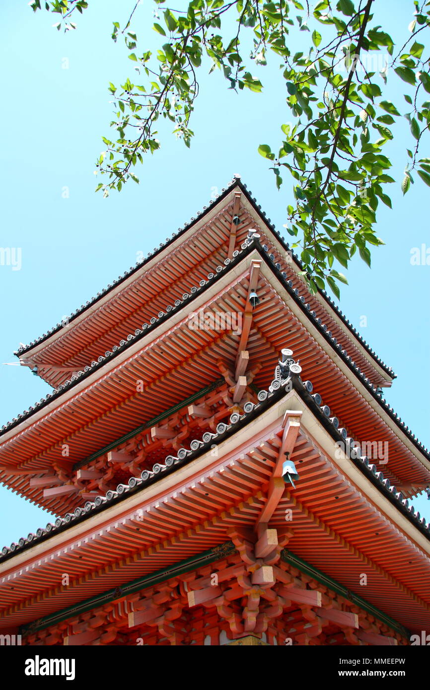 Red shinto temple in Kyoto Stock Photo - Alamy