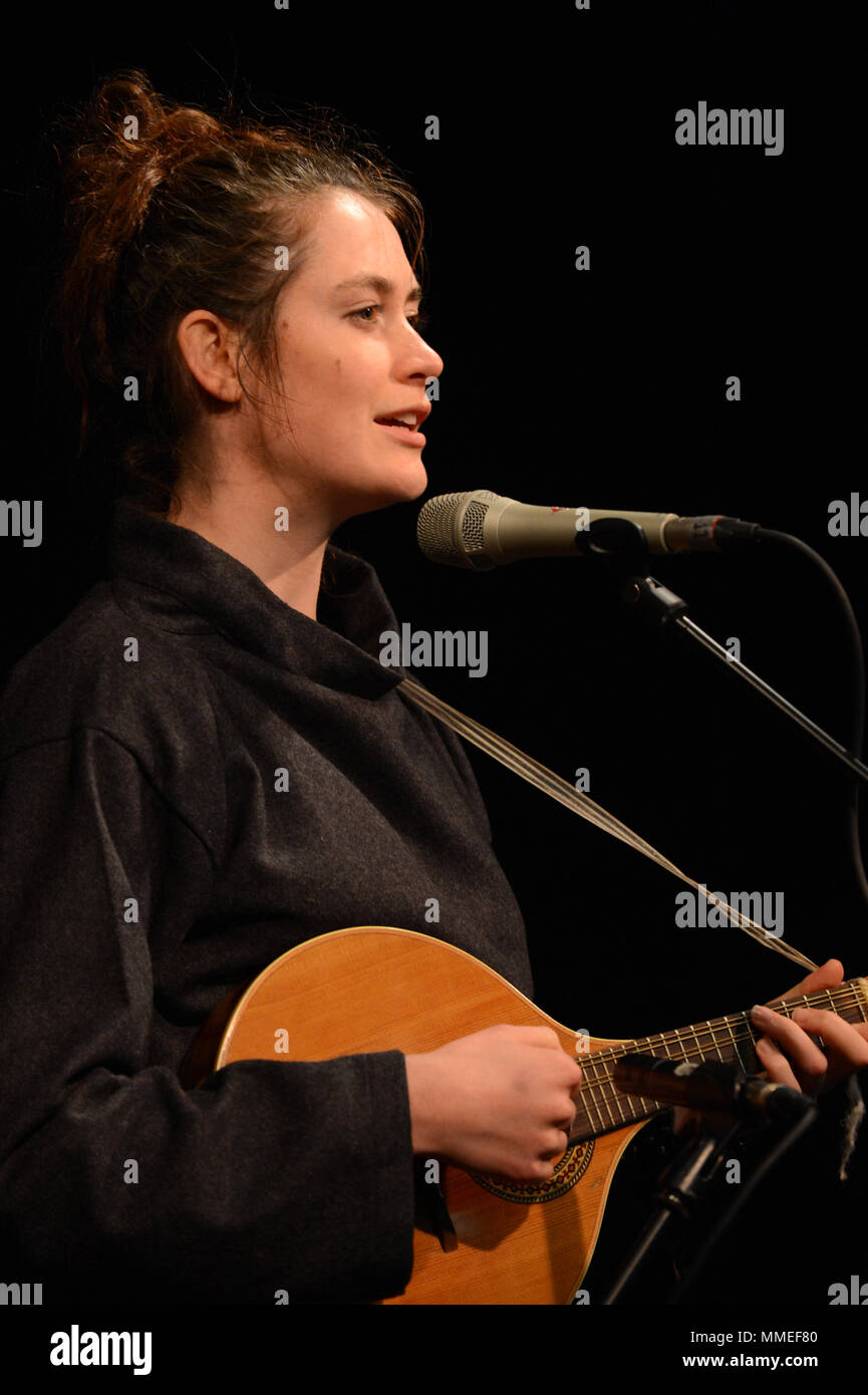 Rachel Sermanni Scottish folk musician singer playing at the Carnegie ...