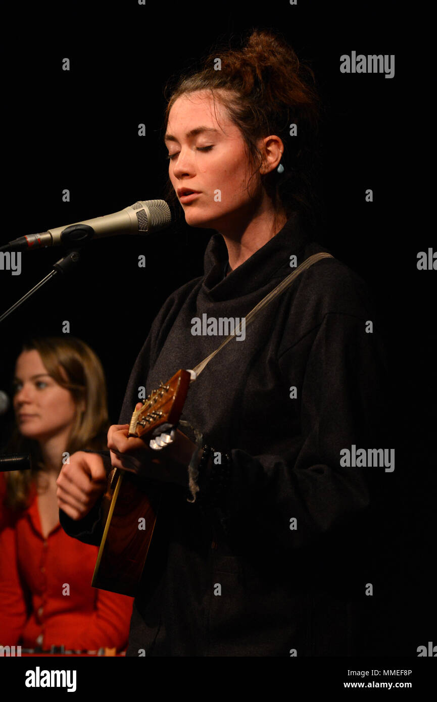Rachel Sermanni Scottish folk musician singer playing at the Carnegie ...