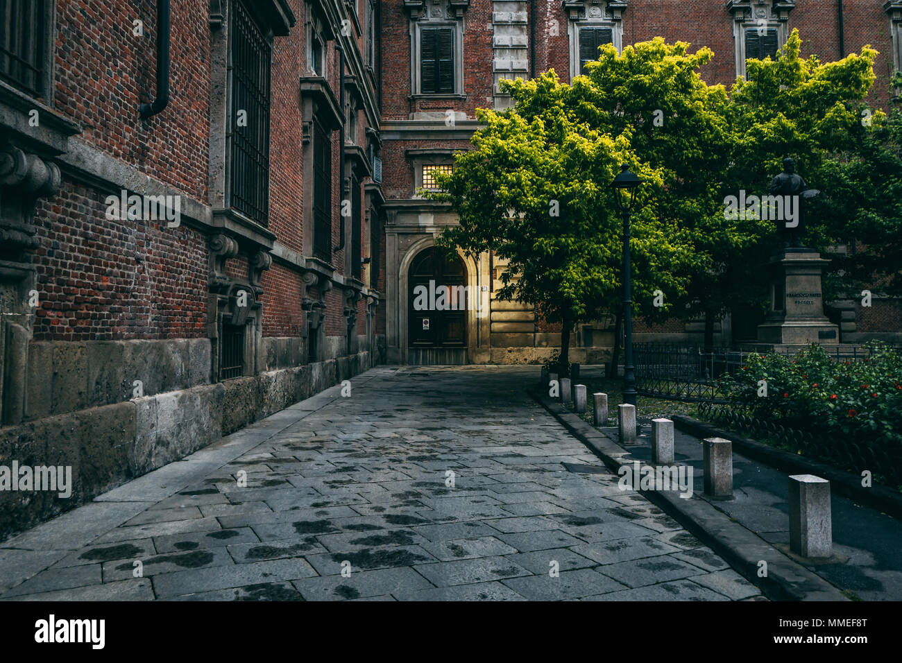 The famous museum Brera in the city of Milan, italy Stock Photo - Alamy