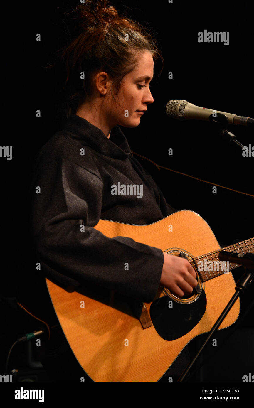 Rachel Sermanni Scottish folk musician singer playing at the Carnegie ...