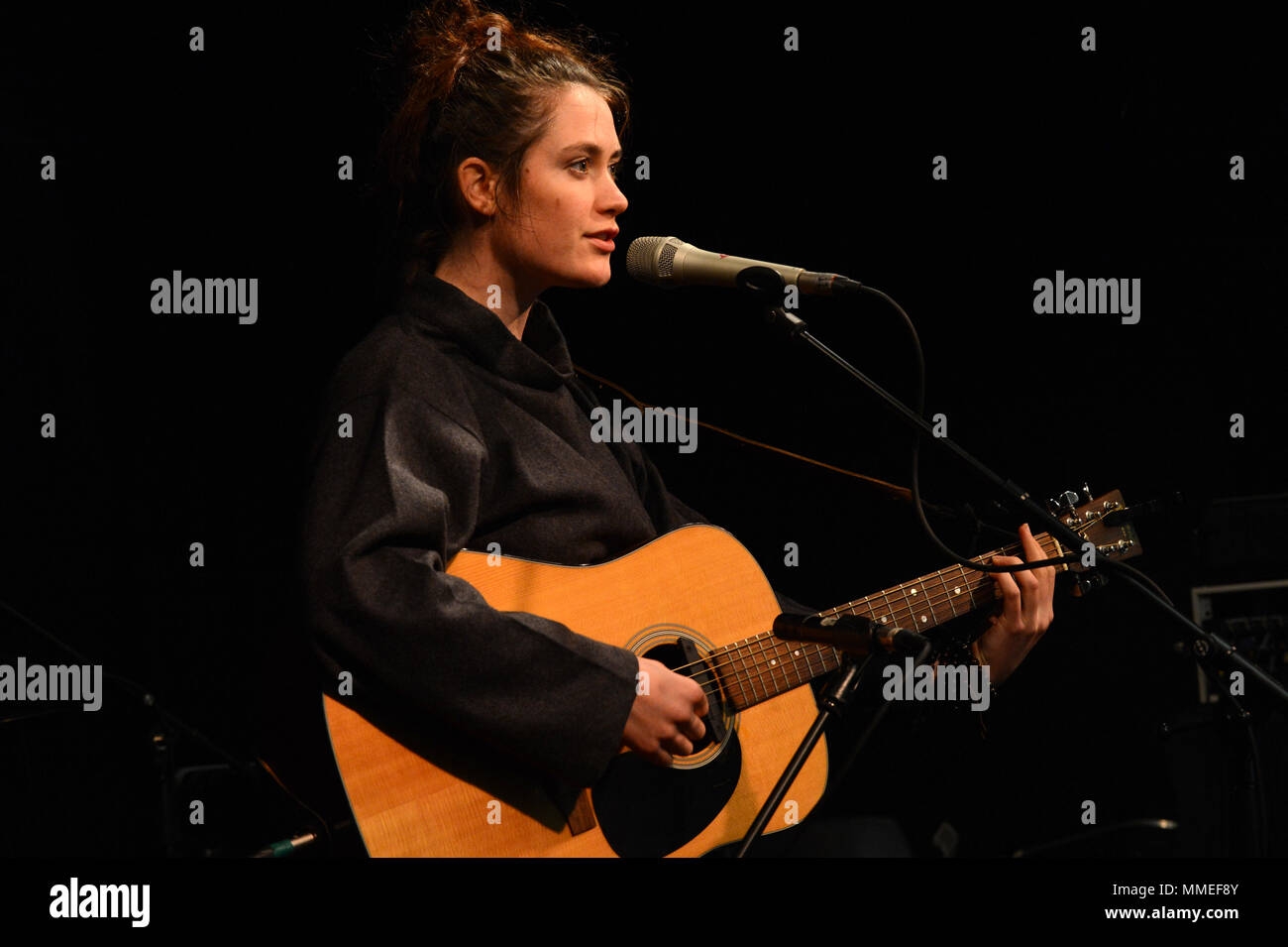 Rachel Sermanni Scottish folk musician singer playing at the Carnegie ...
