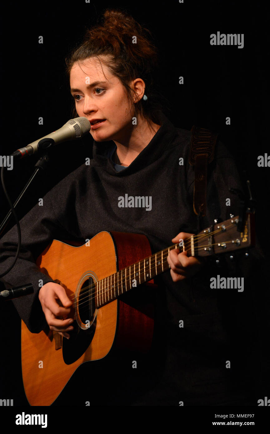Rachel Sermanni Scottish folk musician singer playing at the Carnegie ...