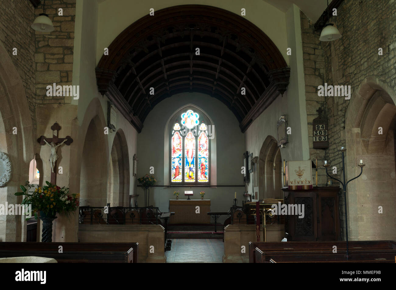St. Peter`s Church, Rodmarton, Gloucestershire, England, UK Stock Photo ...