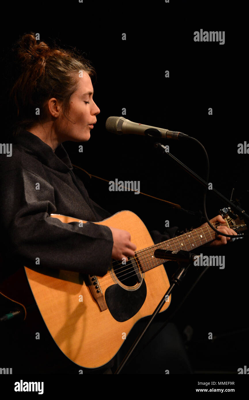 Rachel Sermanni Scottish folk musician singer playing at the Carnegie ...