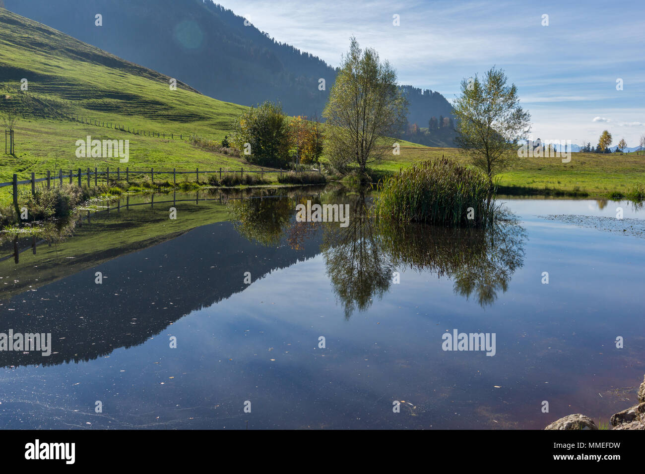 Small lake under mount hi-res stock photography and images - Alamy