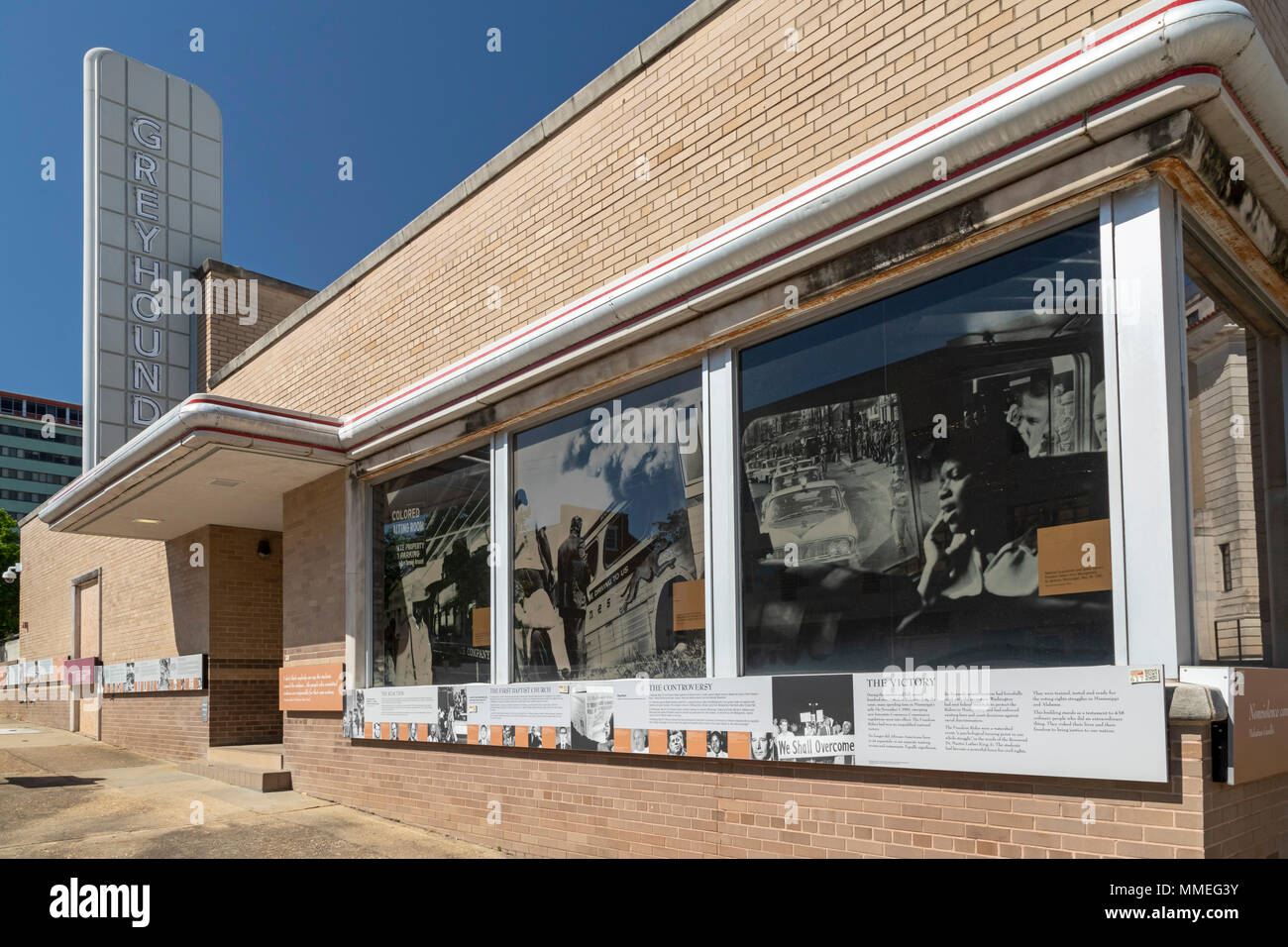 Montgomery, Alabama - The old Greyhound bus station, where Freedom ... Montgomery, Alabama - The old Greyhound bus station, where Freedom ...