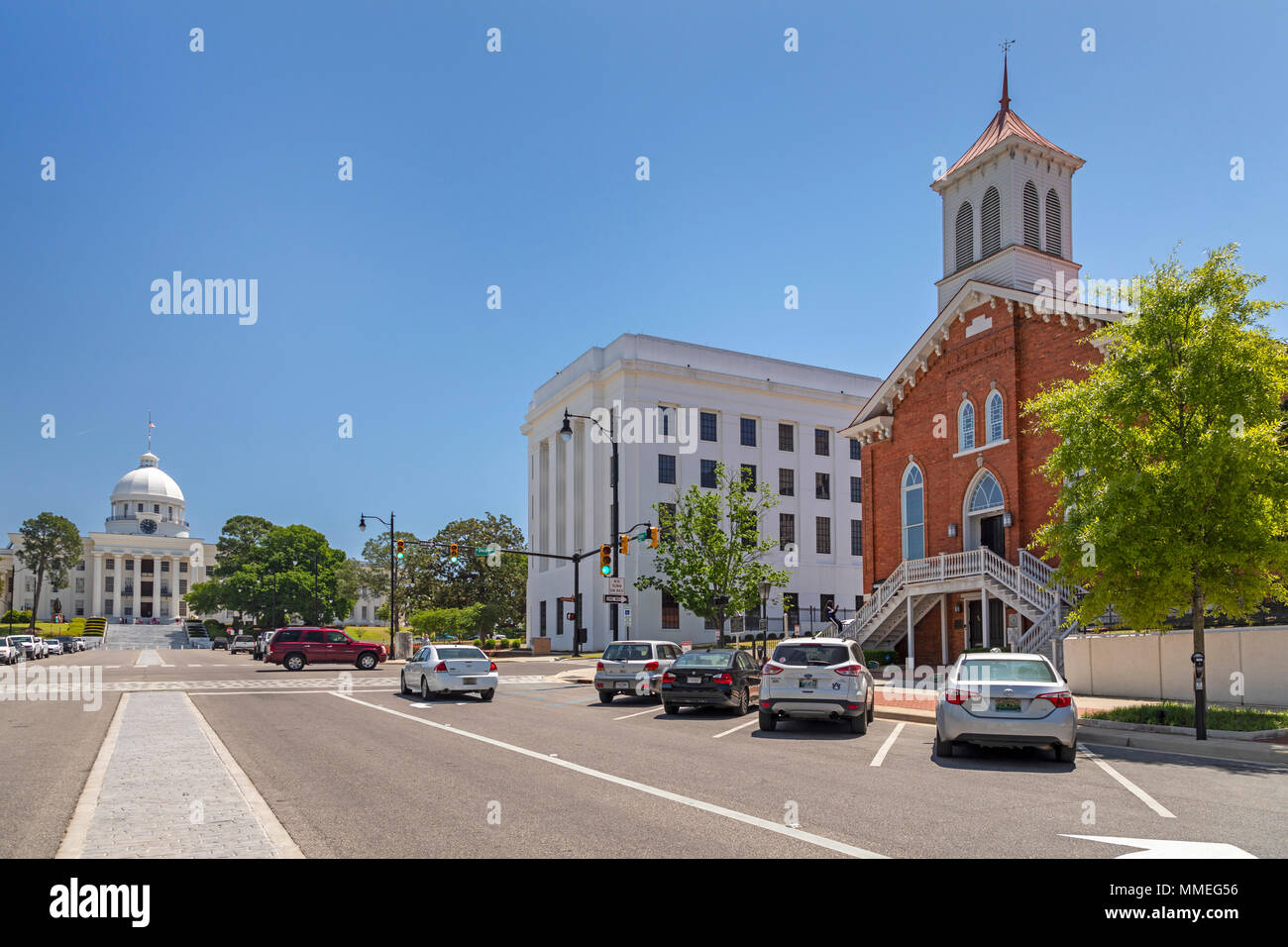 Montgomery, Alabama - The Dexter Avenue King Memorial Baptist Church ...