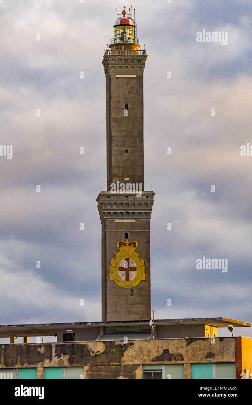 Lighthouse Of Genoa High Resolution Stock Photography and Images - Alamy