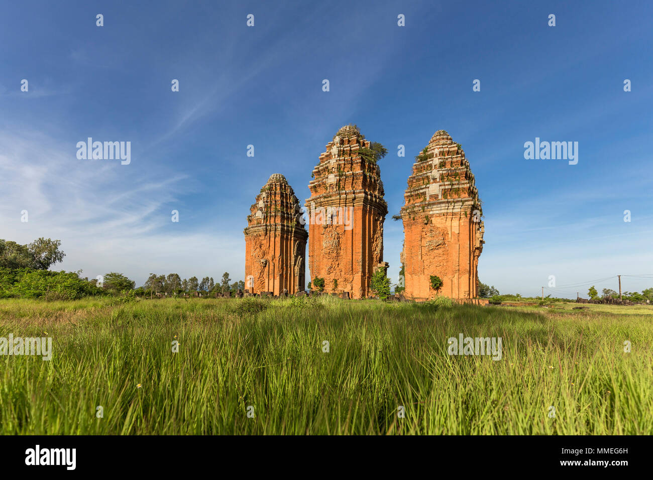 Duong Long Cham Tower - the most beautiful and unique Cham Tower Stock ...