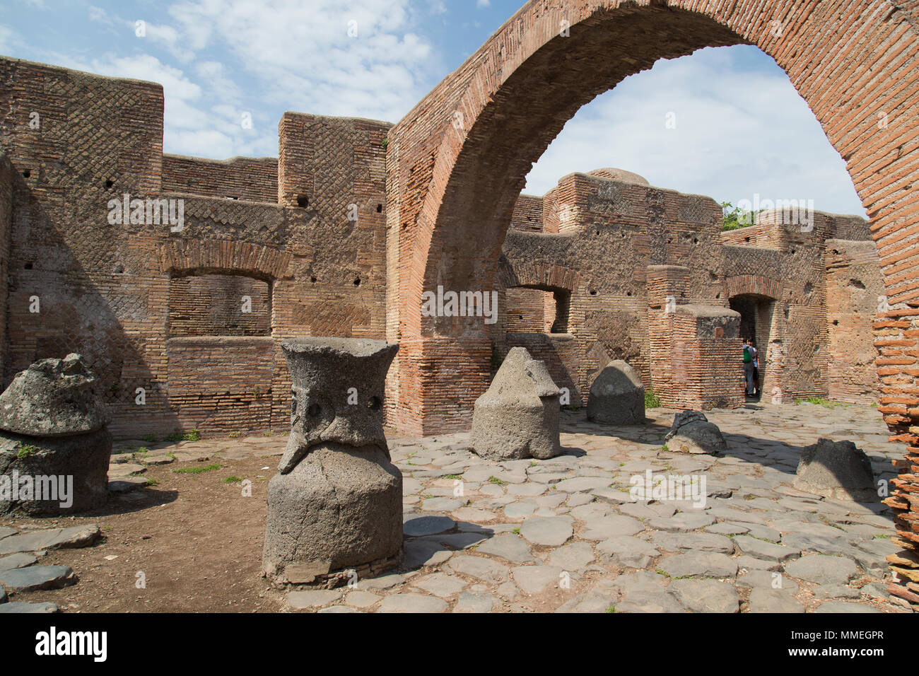 Ancient roman city of ostia antica hi-res stock photography and images ...