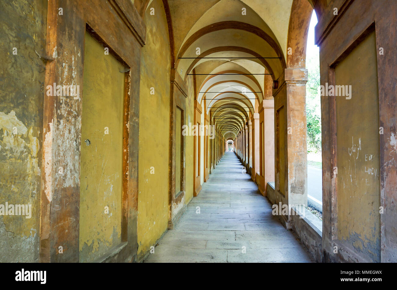 Bologna, Italy. Famous San Luca's porch : the longest portico in the ...