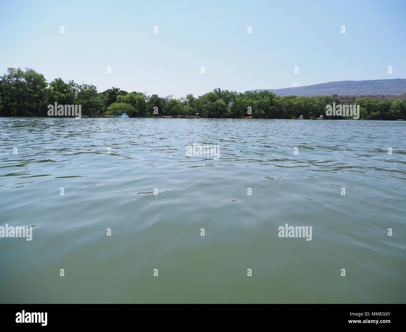 Great view of banks of Grijalva river landscapes at Sumidero canyon of ...