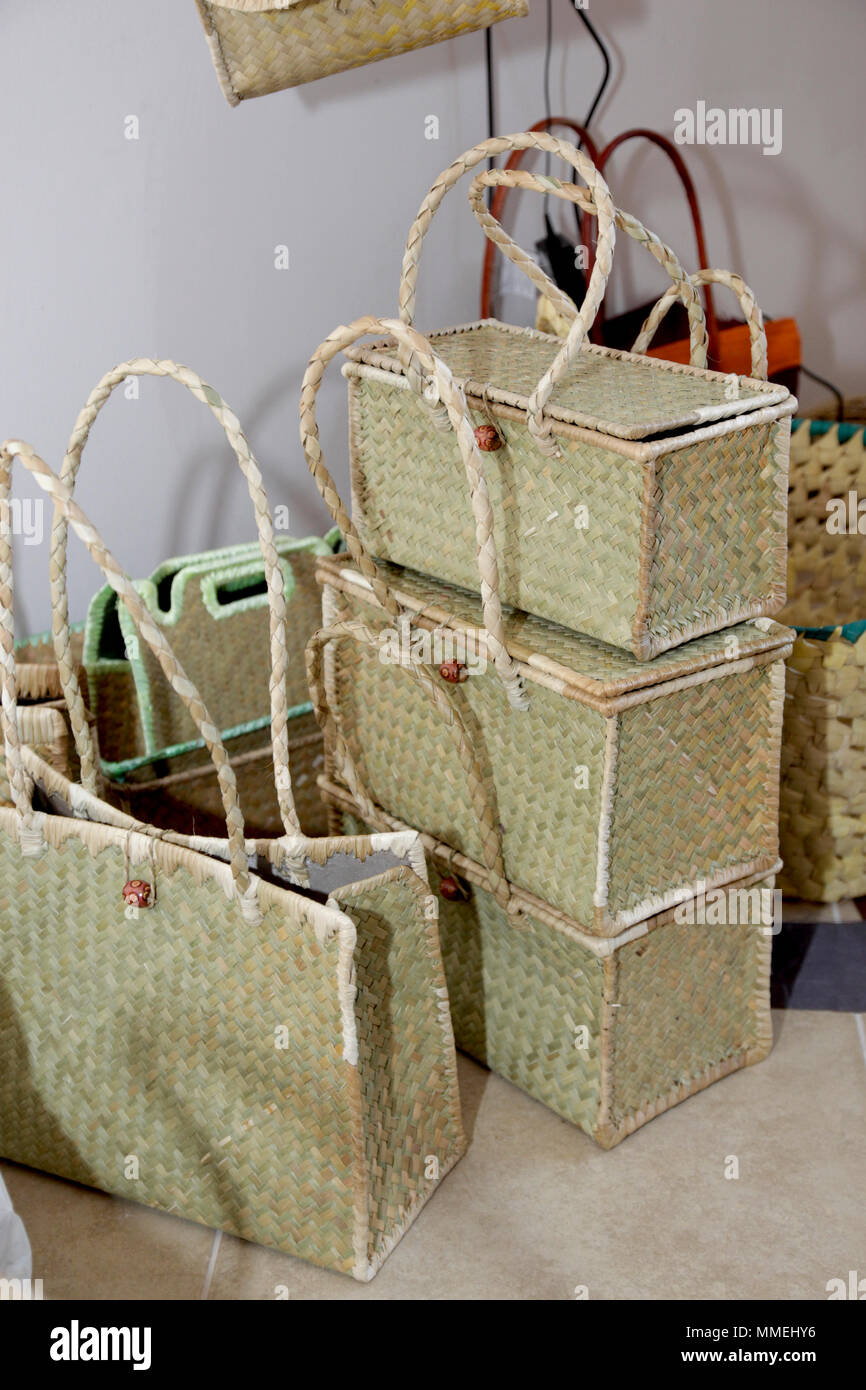 Basketwork is a tradition that has passed from mother to child the ...