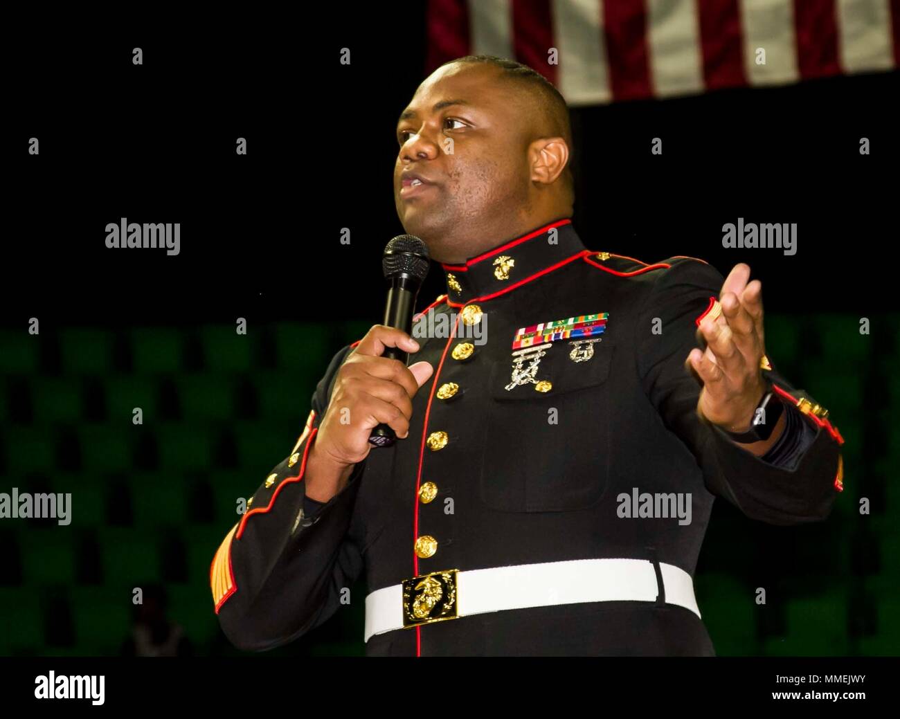 Master Gunnery Sergeant Louis Blakes, the Recruiter Instructor for ...