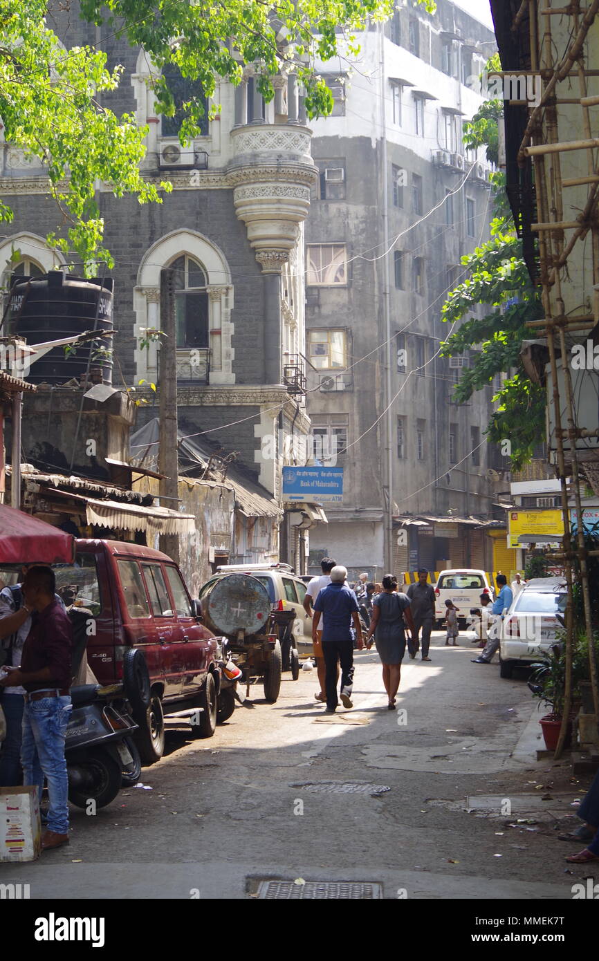 Street scene Mumbai India Stock Photo - Alamy