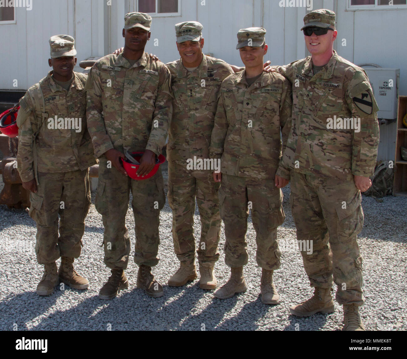 Lt. Gen. Michael Garrett, the U.S. Army Central commander, poses with ...