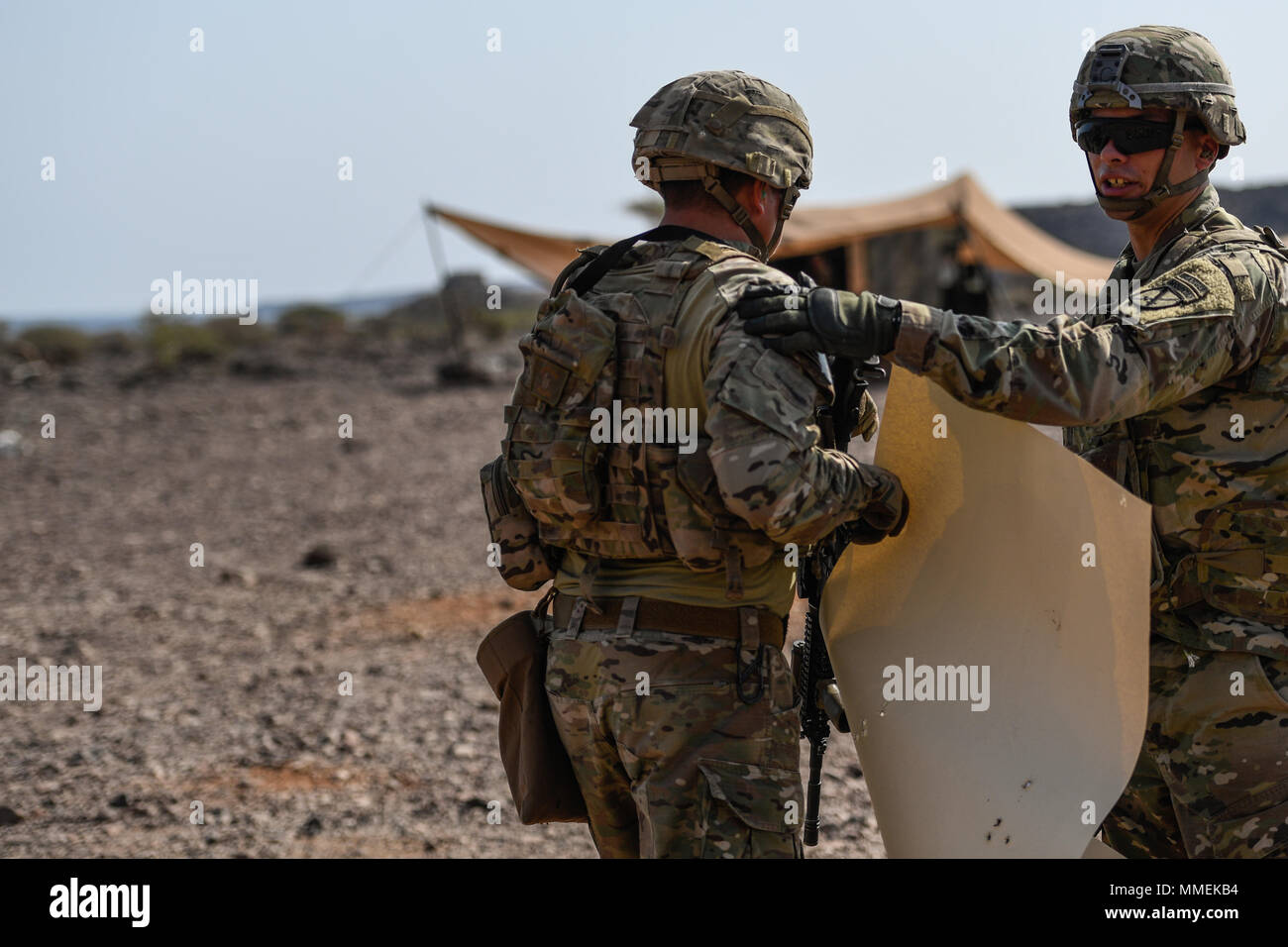 U.S. Army Soldiers assigned to Combined Joint Task Force-Horn of Africa ...