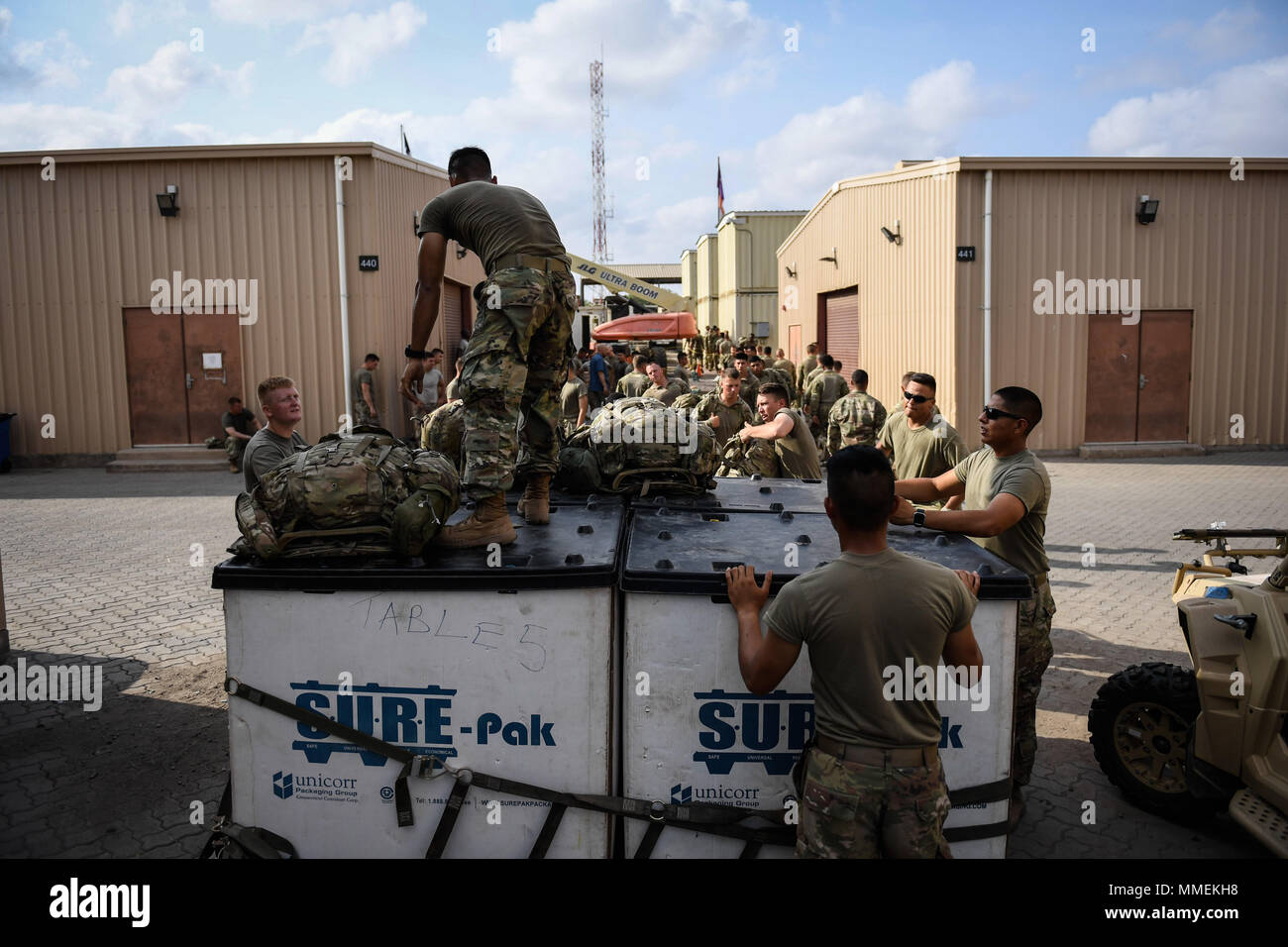 U.S. Army Soldiers assigned to Combined Joint Task Force-Horn of Africa ...
