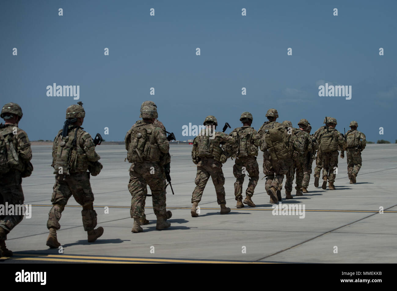U.S. Army Soldiers assigned to Combined Joint Task Force-Horn of Africa ...