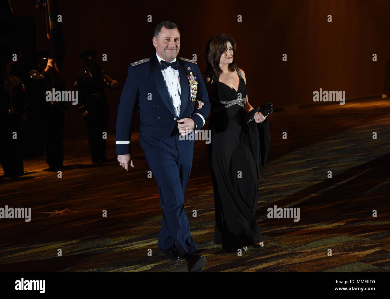 U.S. Air Force Maj. Gen. Timothy Leahy, 2nd Air Force commander, and ...