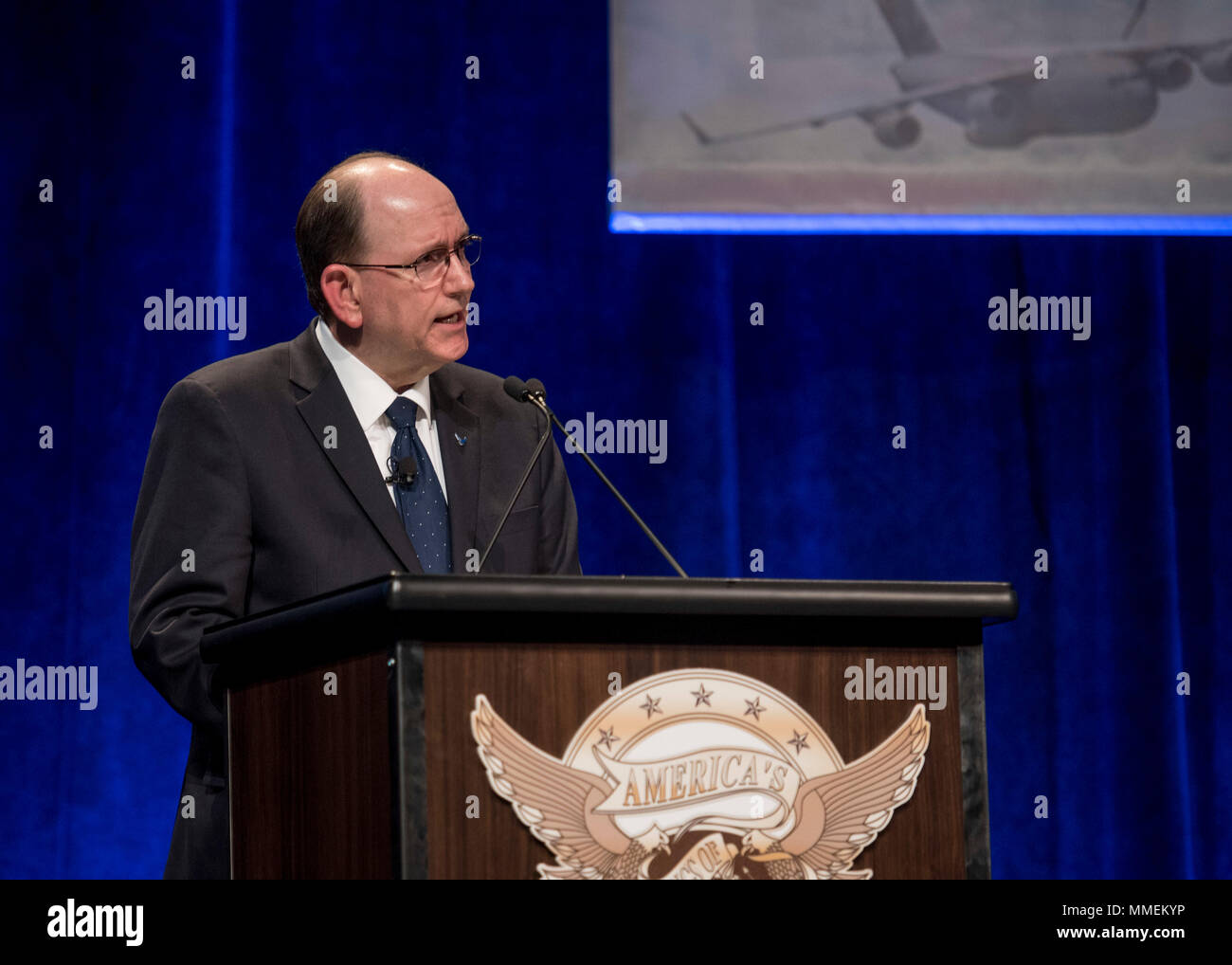 Under Secretary of the Air Force Matthew Donovan speaks during the ...