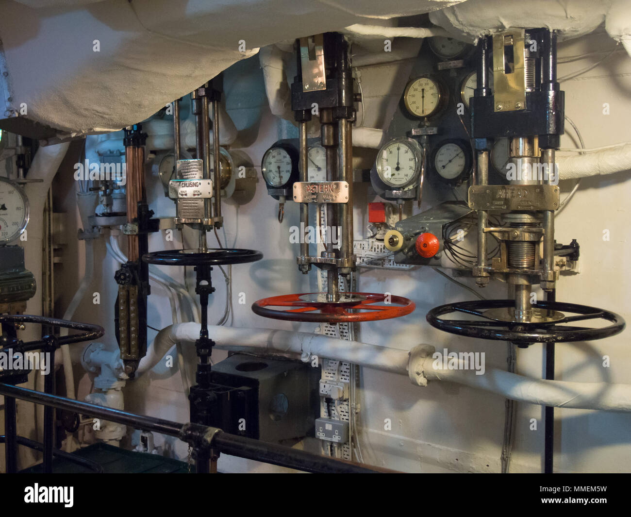 HMS Belfast, a town class light cruiser, moored in the River Thames ...