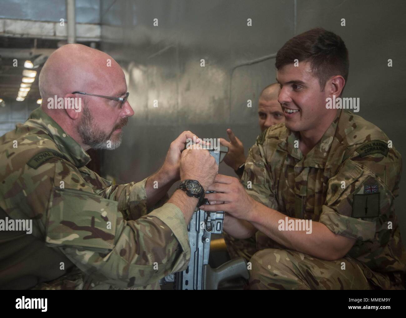 171024-N-PM250-044 ATLANTIC OCEAN (Oct. 24, 2017) A marine shows ...