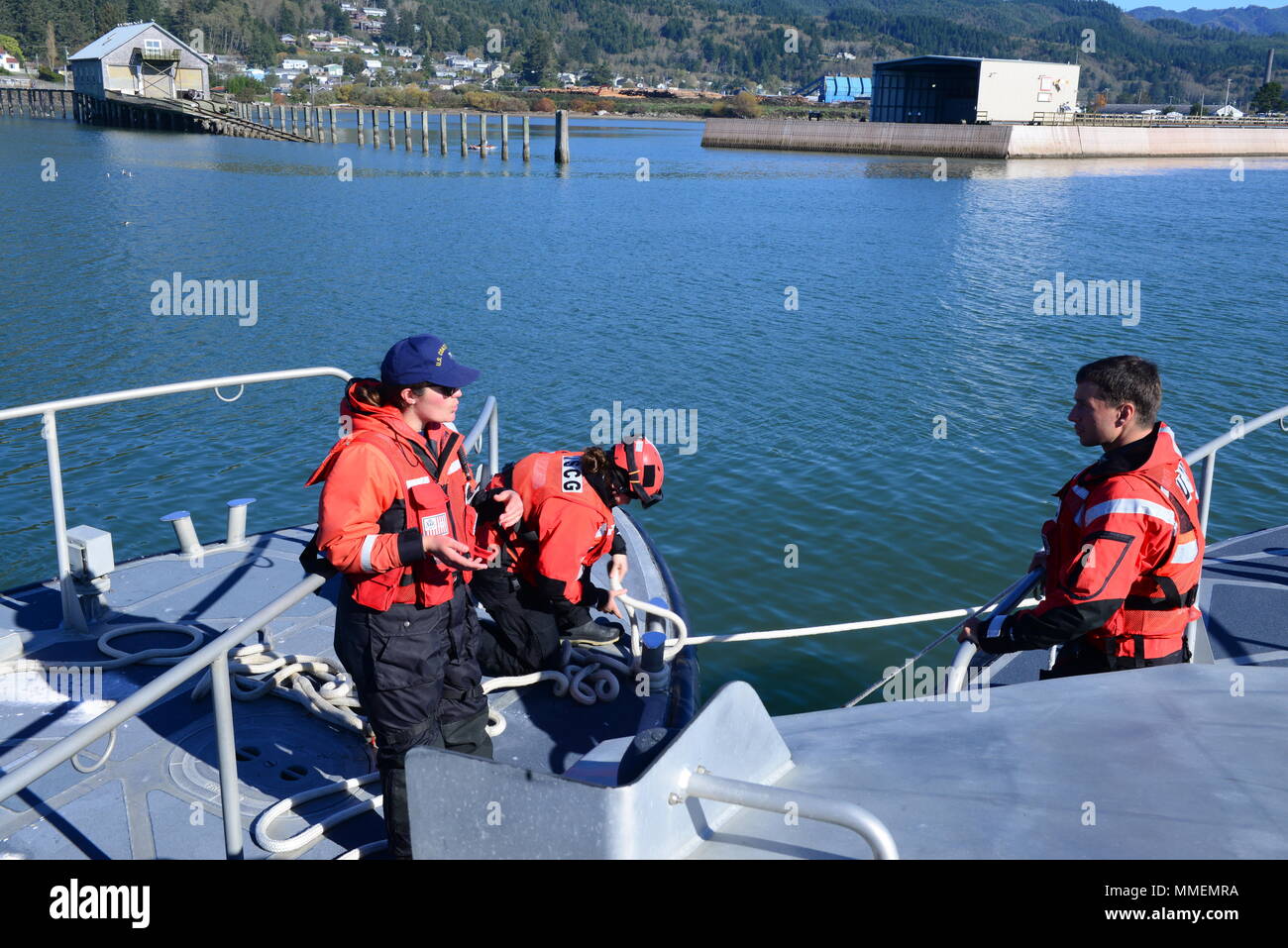 Petty Officer 1st Class Amber Archer, from Coast Guard Station ...