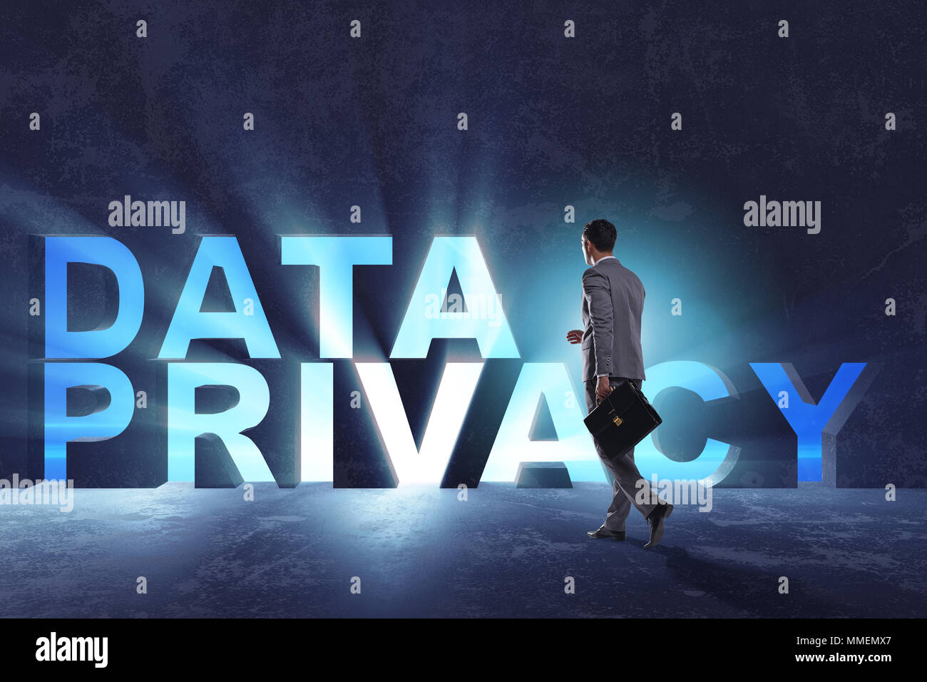 Data privacy concept in modern IT technology Stock Photo - Alamy