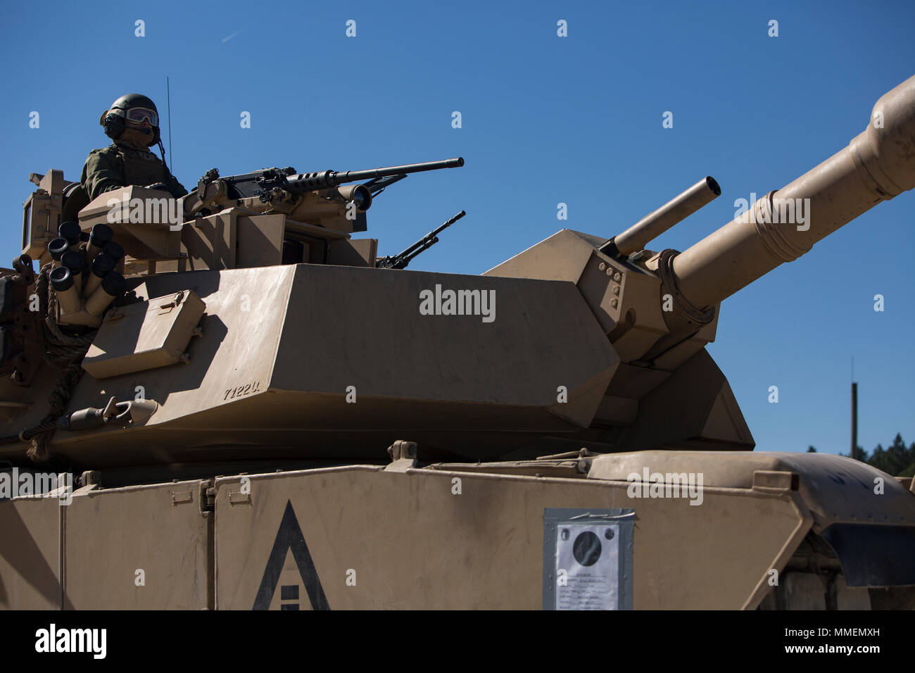 U.S. Marines with Alpha Company, 2nd Tank Battalion, 2nd Marine ...