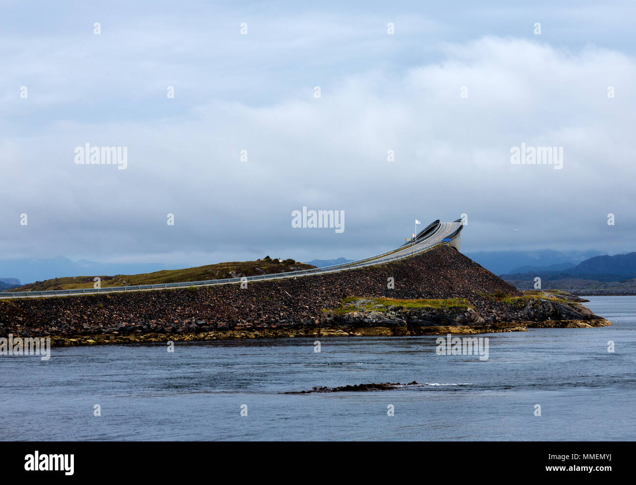 Norway - Atlantic Ocean Road - Atlantic Road. Atlantikstraße Stock ...
