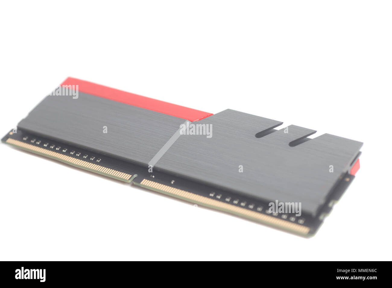 High performance DDR4 computer memory RAM isolated on white Stock Photo - Alamy