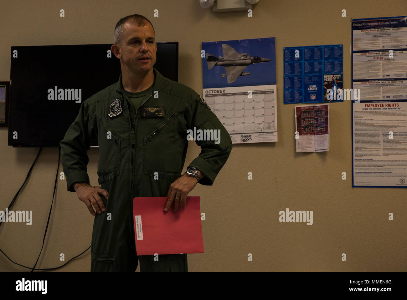 U.S. Marine Corps Col. James B. Wellons, the commanding officer of ...