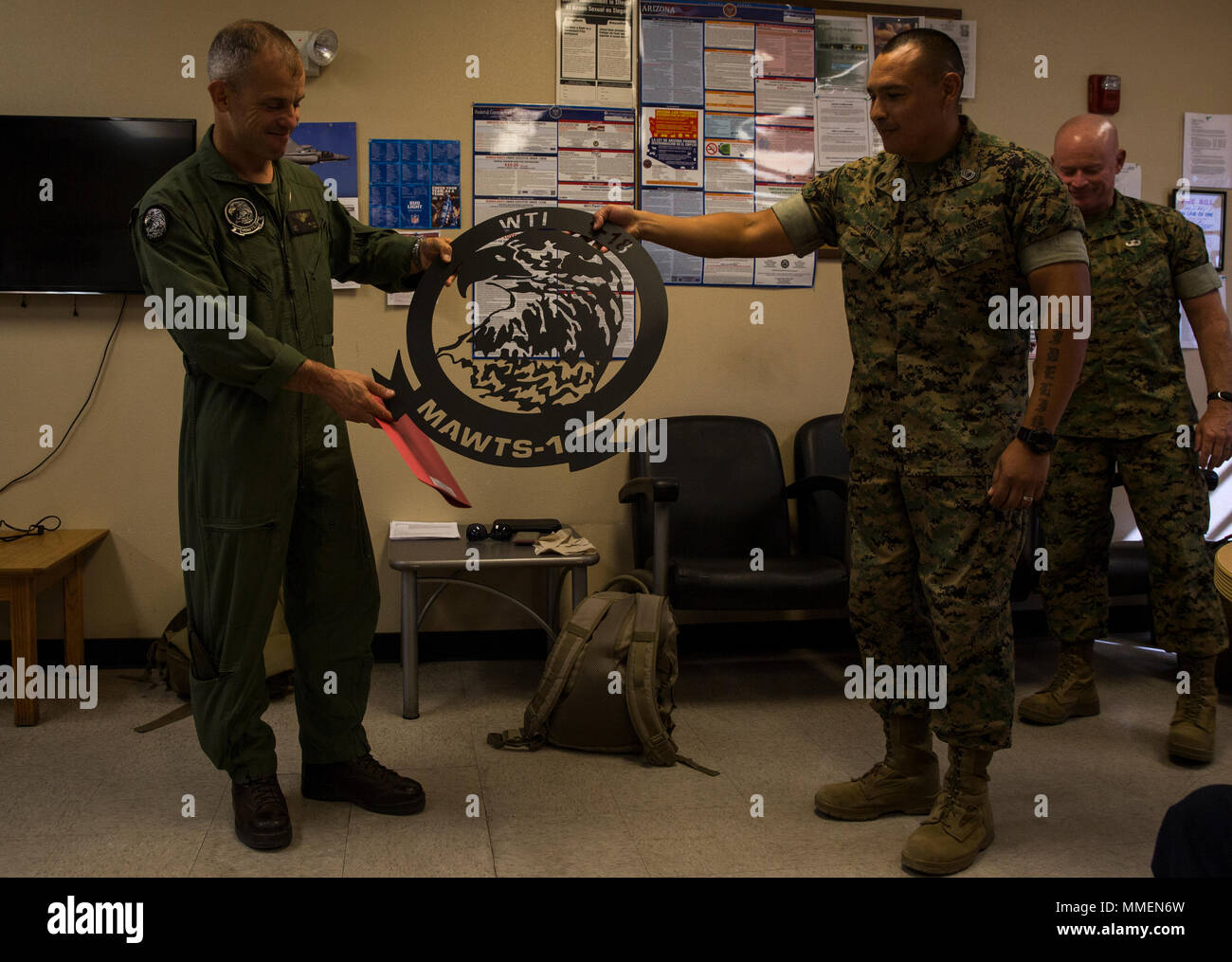 U.S. Marine Corps Col. James B. Wellons, the commanding officer of ...