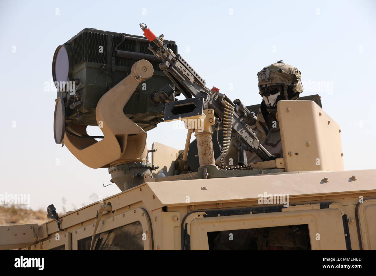 U.S. Army Spc. Roland Merrill, a member of 3rd Battalion, 69th Armored ...