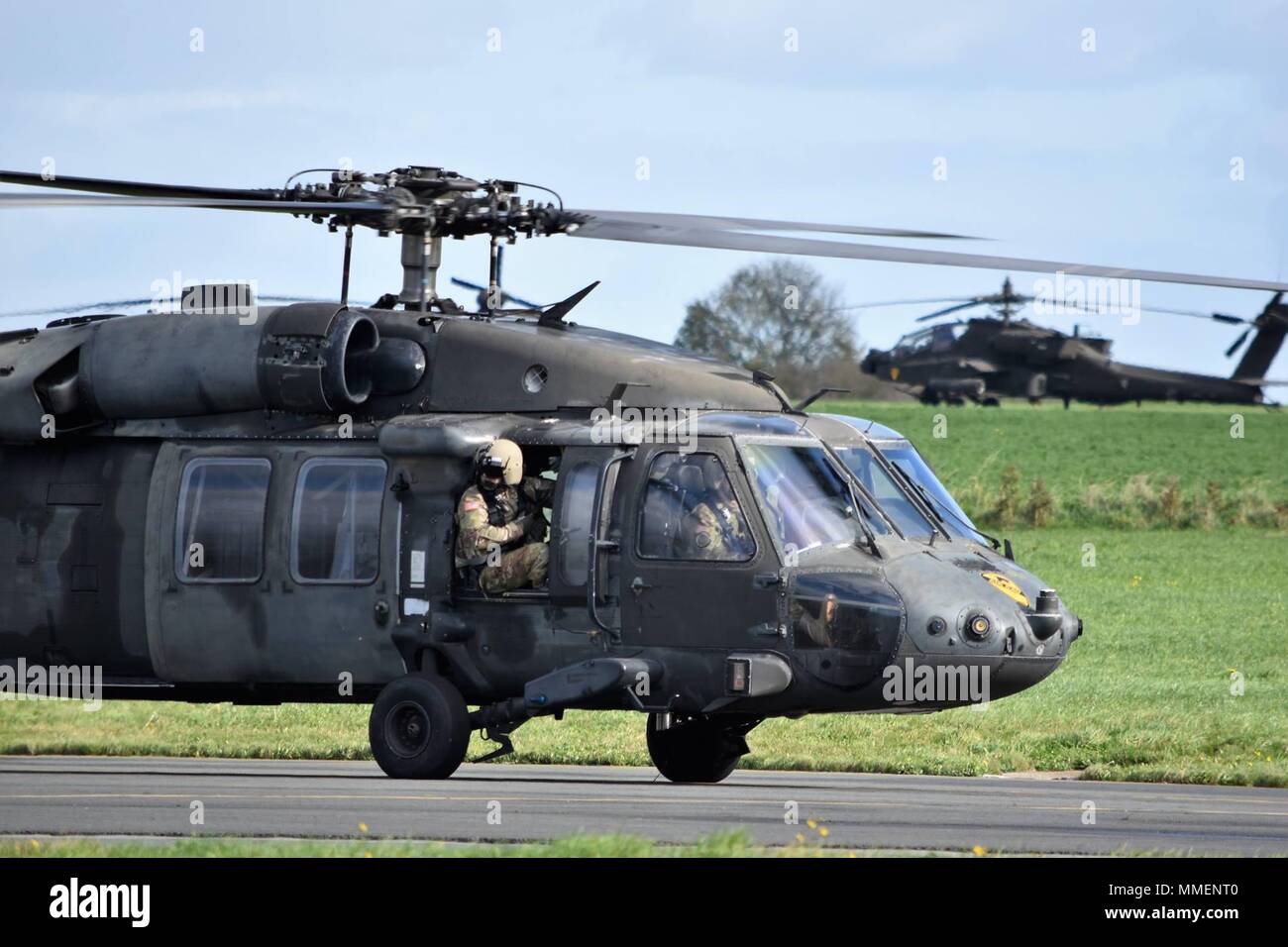 Over half of Air Cav aircraft have departed Chievres Air Base in ...