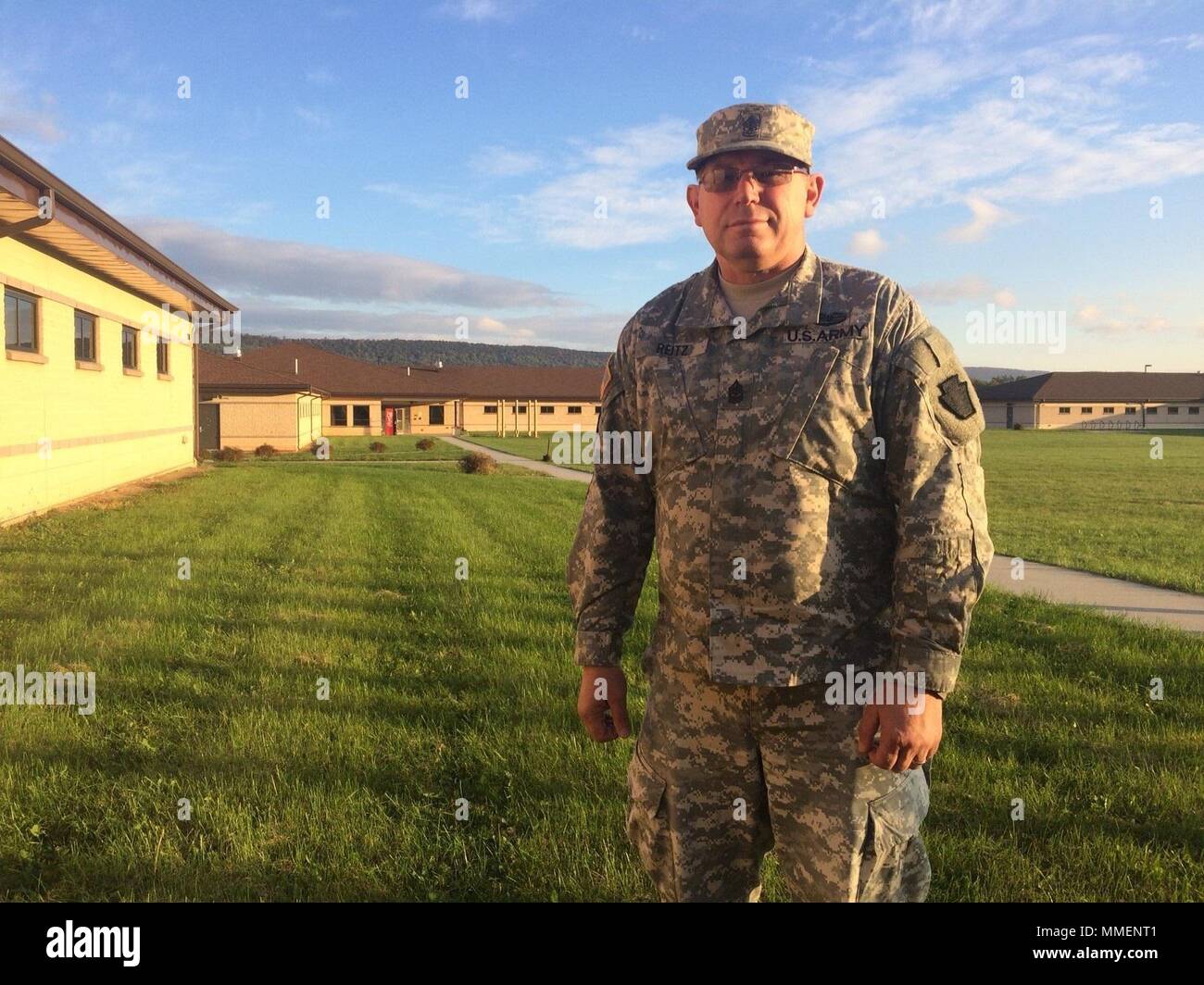 Sgt. Maj. Anthony Reitz of Erie, Pa. serves as chief religious affairs ...