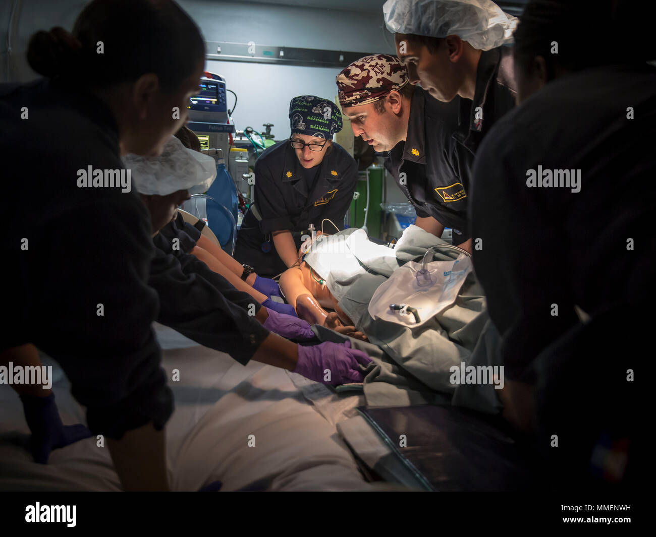 U.S. Navy Fleet Surgical Team - 3 (FST-3) and USS Essex (LHD 2) medical ...