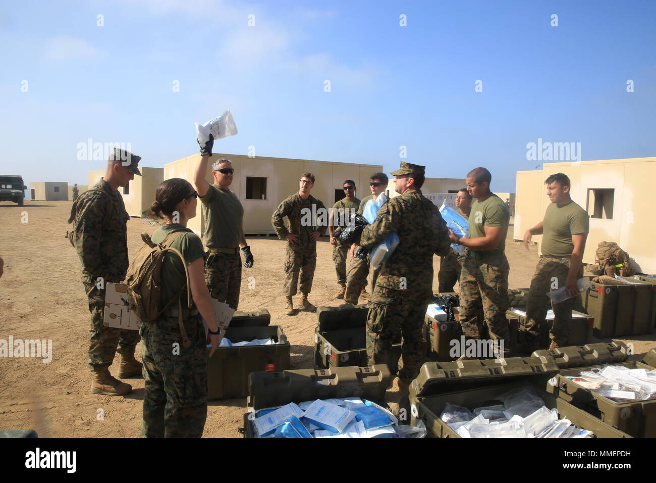 U.S. Navy Cmdr. Joshua Minyard, an emergency room doctor with 1st ...