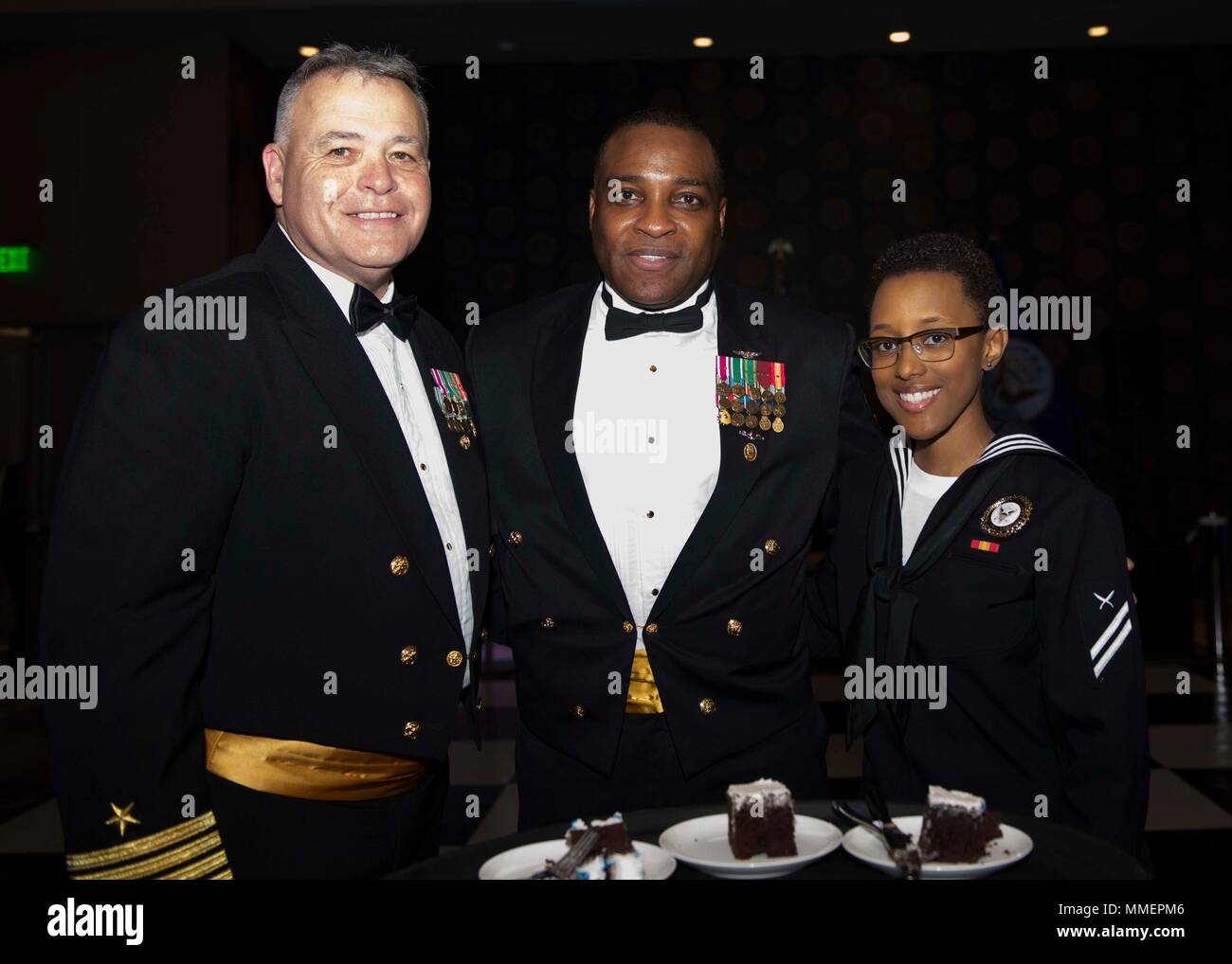 MILLINGTON, Tenn. (Oct. 28, 2017) The oldest and youngest Sailors ...