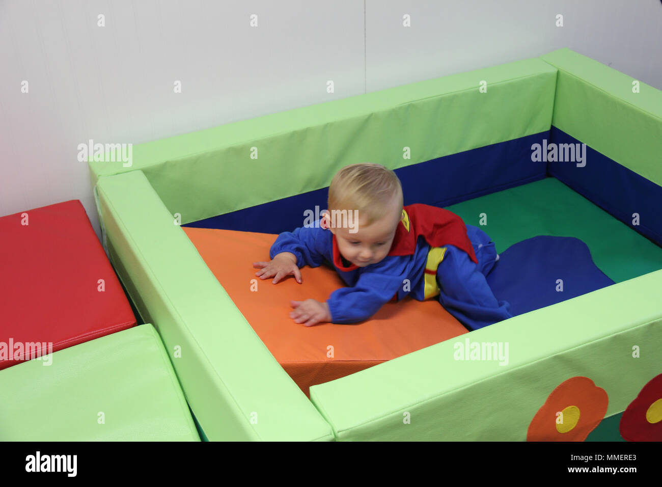 A Fort McCoy Family member plays during Army Community Service’s ...