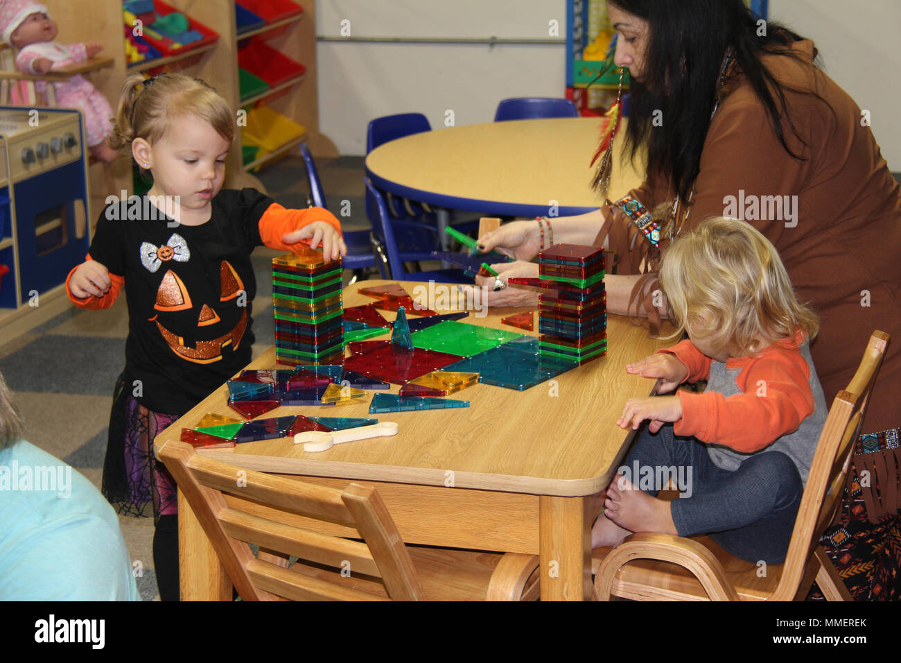 Fort McCoy Family members play during Army Community Service’s “Connect ...