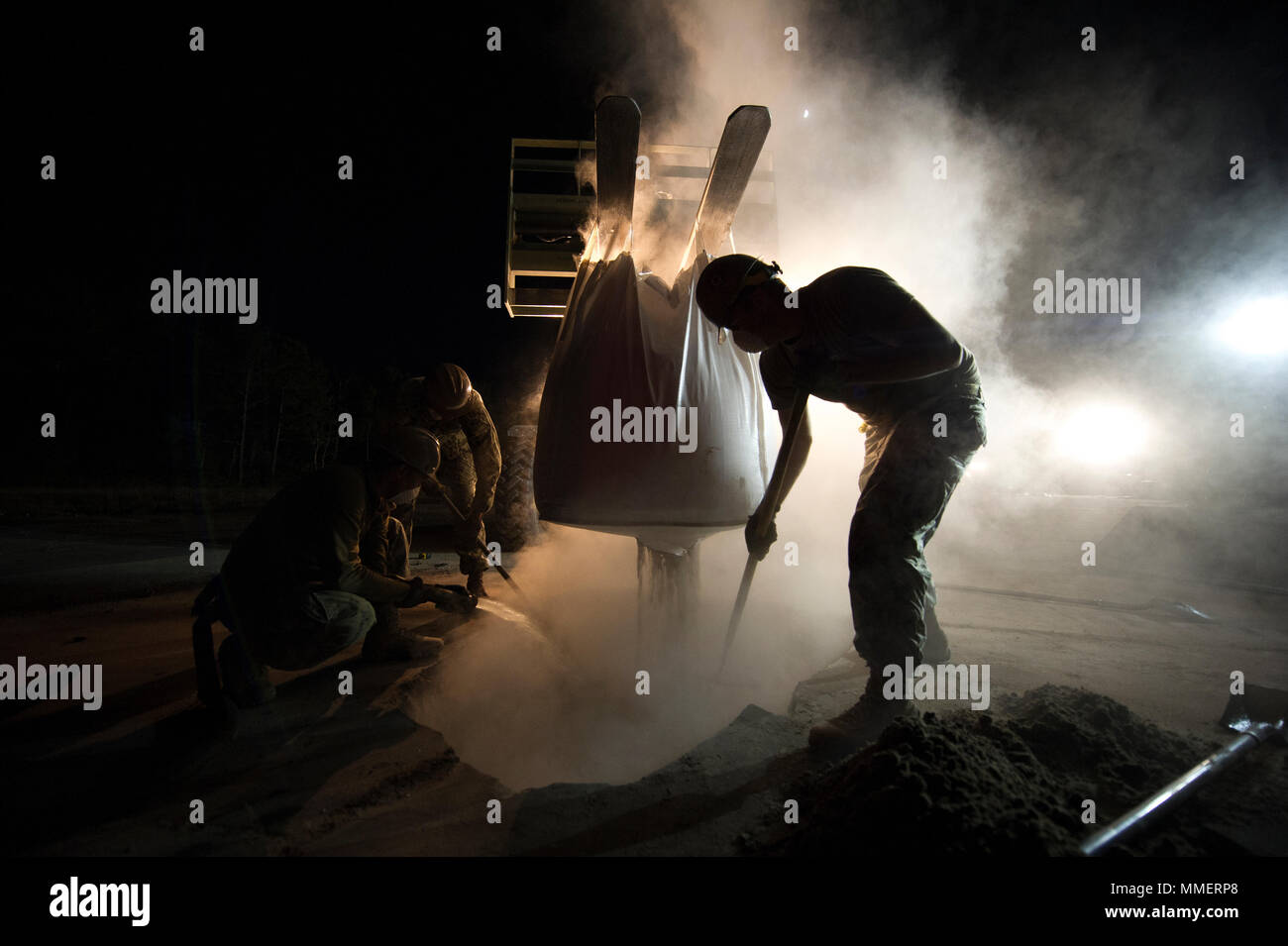 171027-N-PE825-0327 ATLANTIC, N.C. (Oct. 27, 2017) Seabees assigned to ...