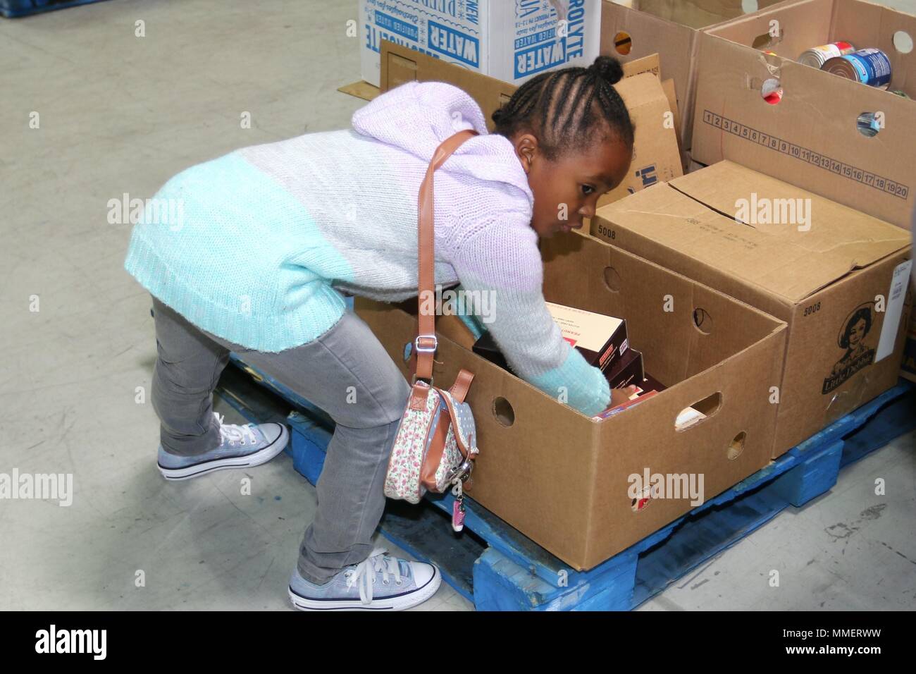 Layla Lewis, 6 years old, daughter of Capt. Mechelle Lewis, 3rd Armored ...