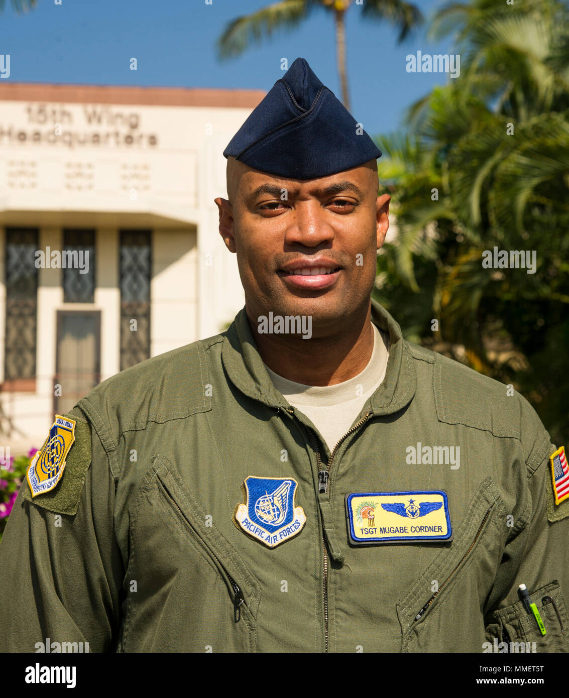 Tech. Sgt. Mugabe Cordner, 15th Operations Group evaluator flight ...